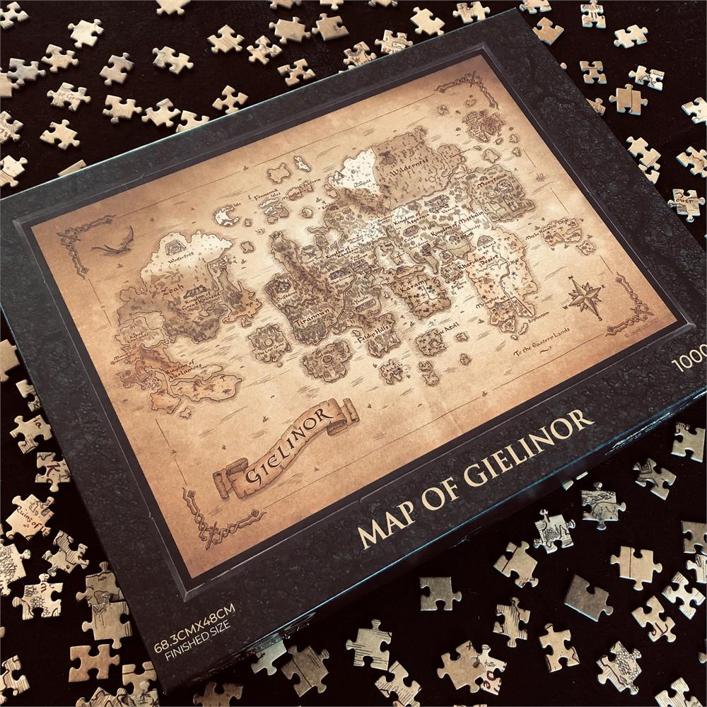 Map of Gielinor Jigsaw – Official RuneScape Merchandise Store